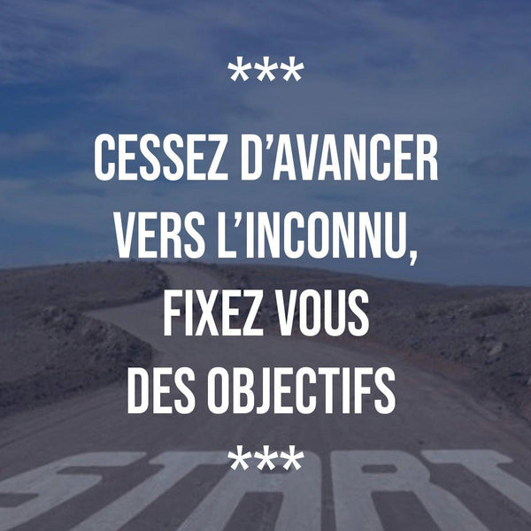 Cessez d’avancer vers l’inconnu, fixez vous des objectifs ! - Ananas Editions